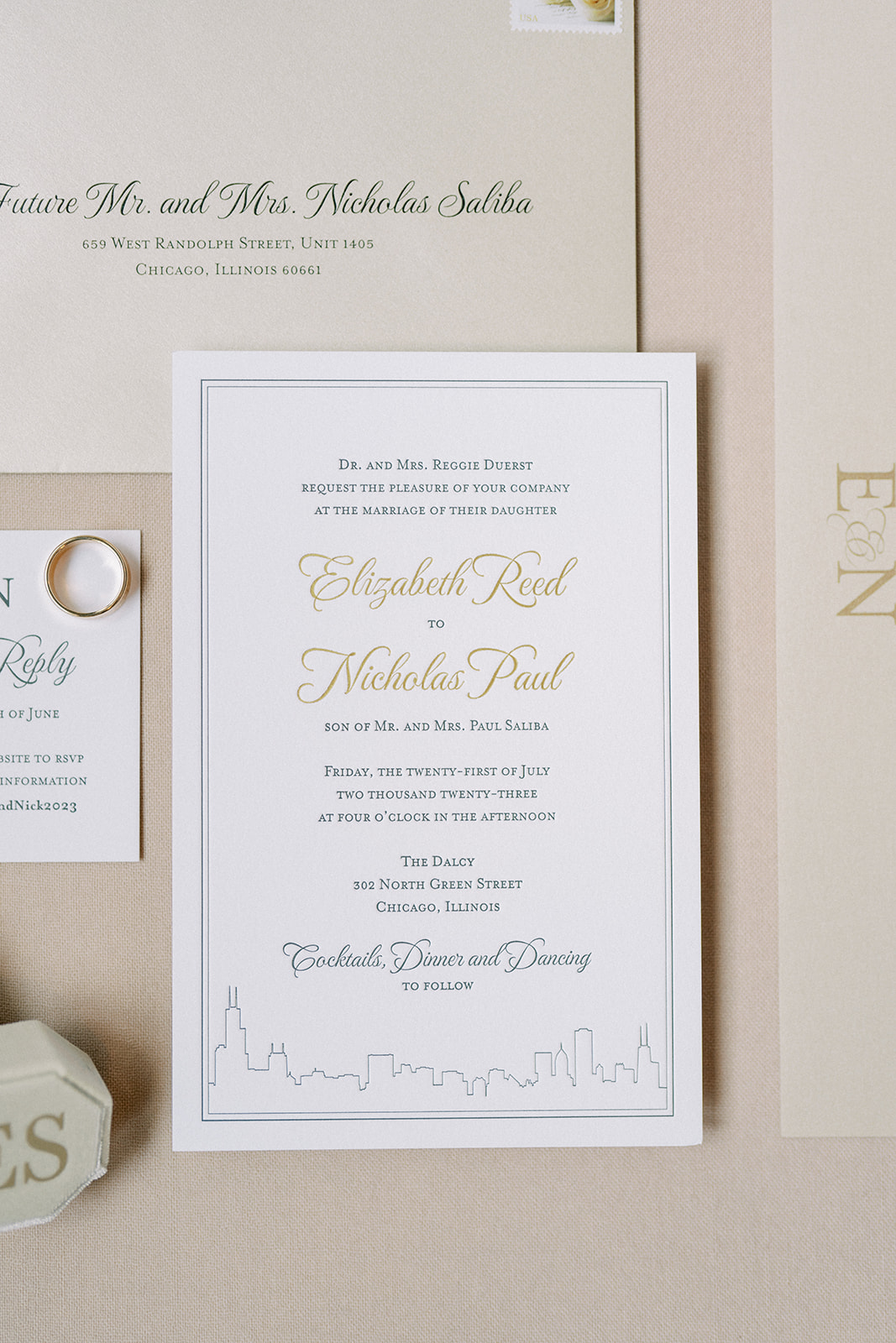 Black Tie West Loop Wedding at The Dalcy